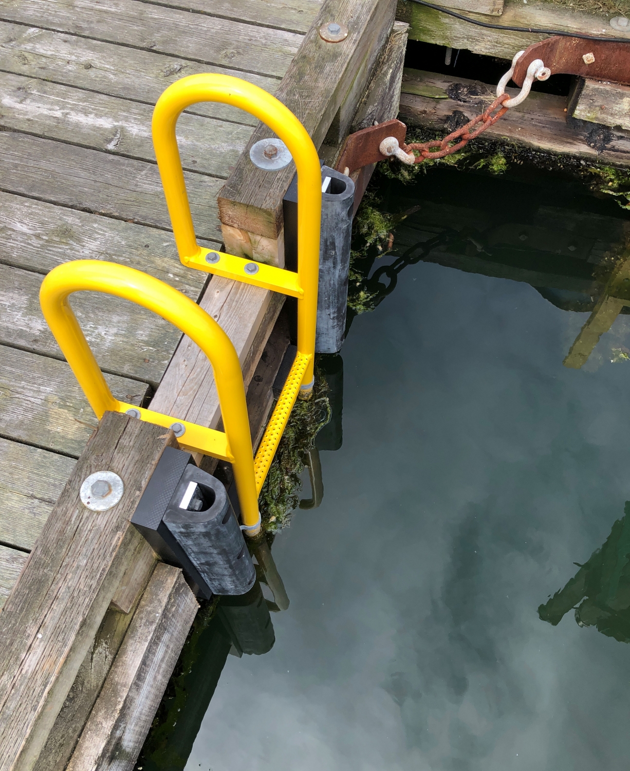 Aluminium Dock Ladder - West Coast Floatation Systems