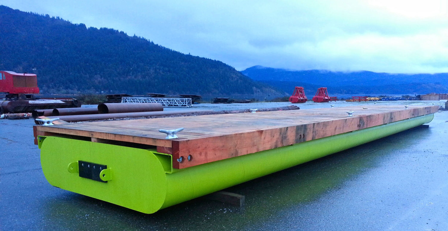 Steel Pontoon Docks - West Coast Floatation Systems